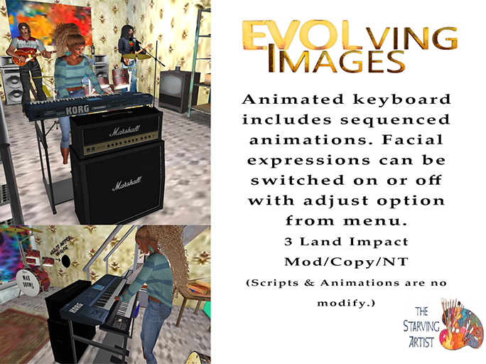 Second Life Marketplace - Animated Keyboard